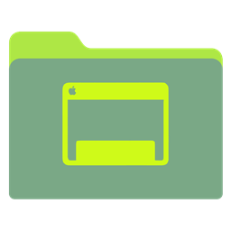 desktop-green-1 icon 1024x1024px (ico, png, icns) - free download ...