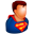Superman icon 512x512px (ico, png, icns) - free download | Icons101.com
